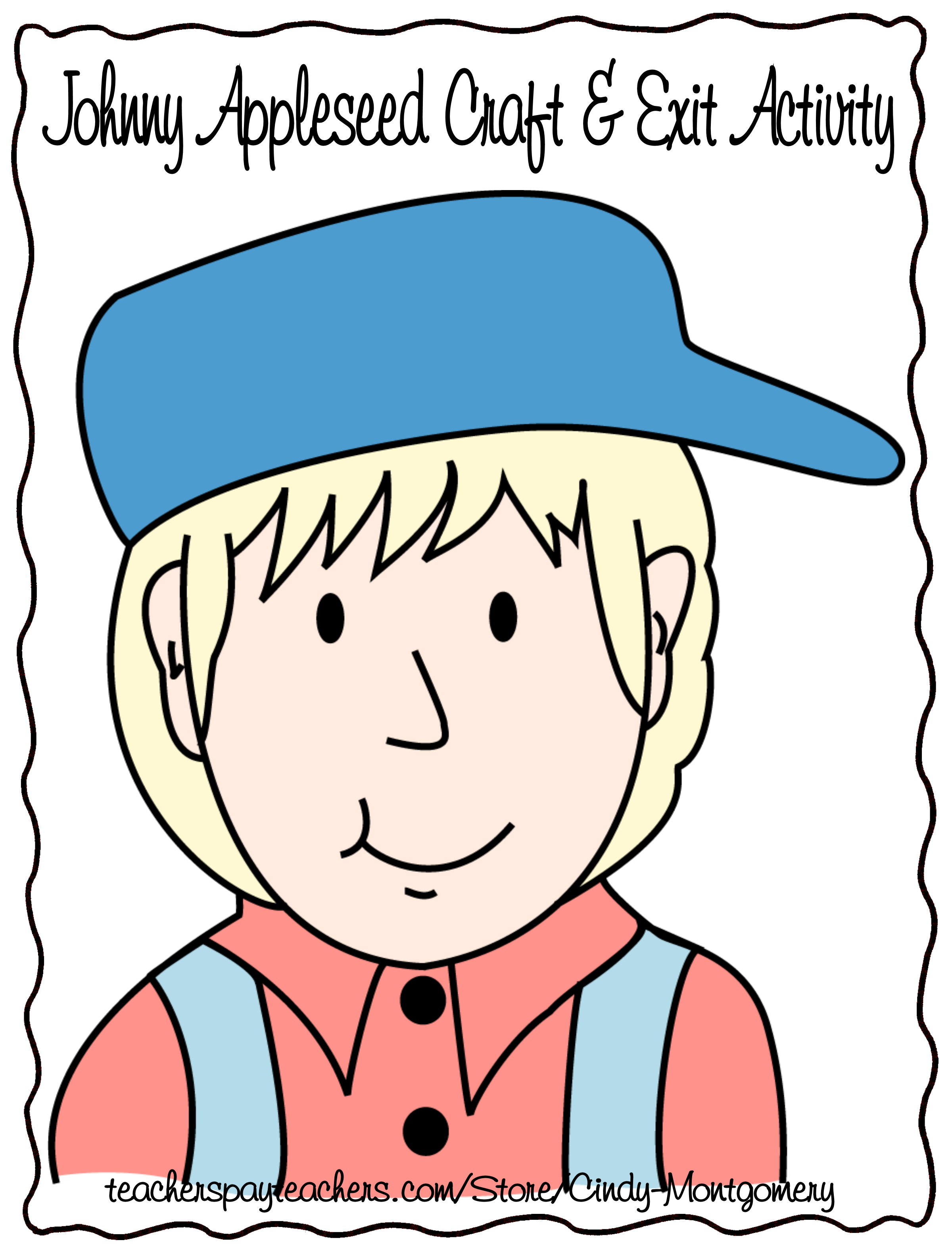 Johnny Appleseed Craft and Exit Activity | Every Day Is The Weekend