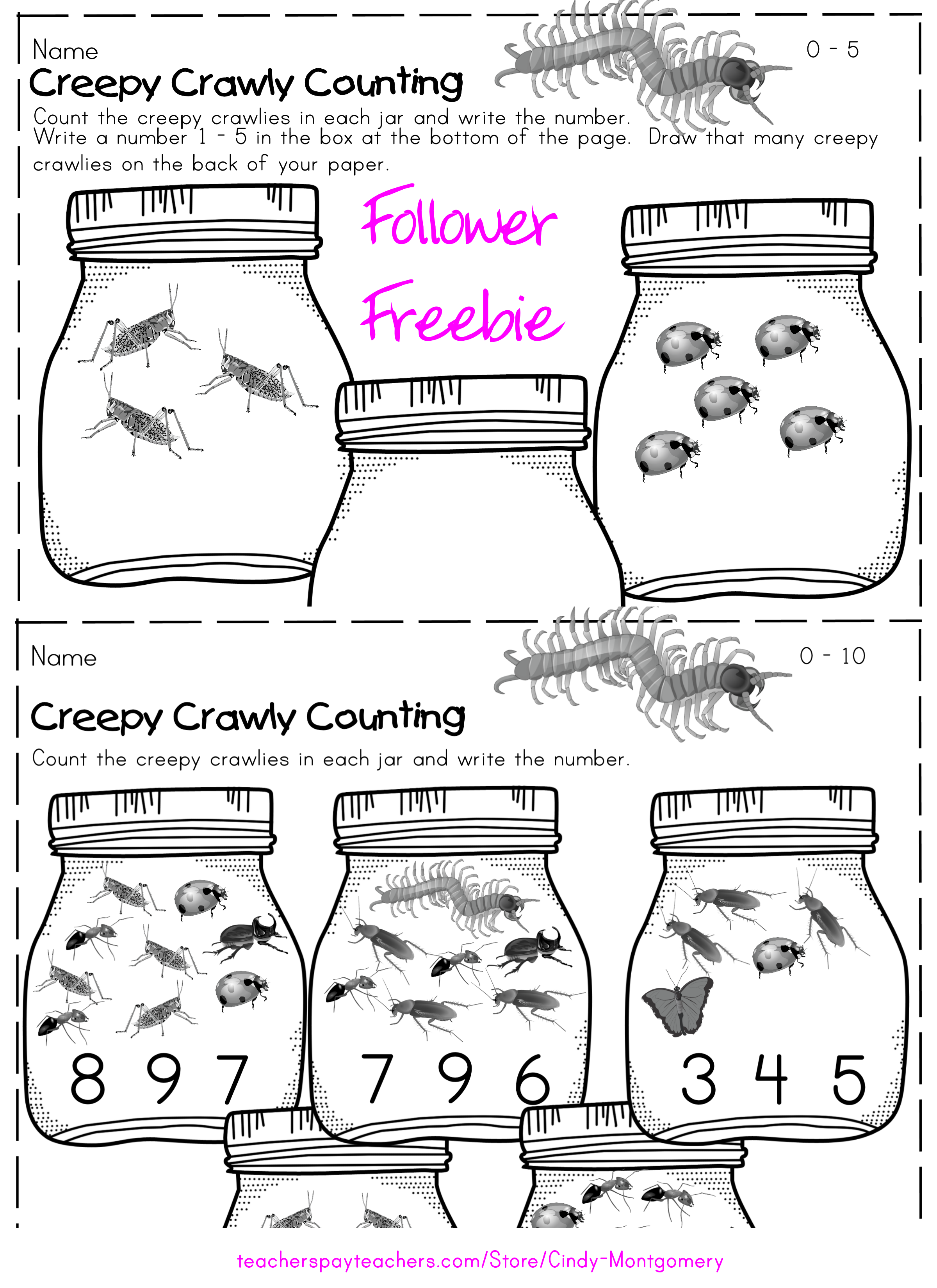 Creepy Crawly Bugs Learning Activities | Every Day Is The Weekend