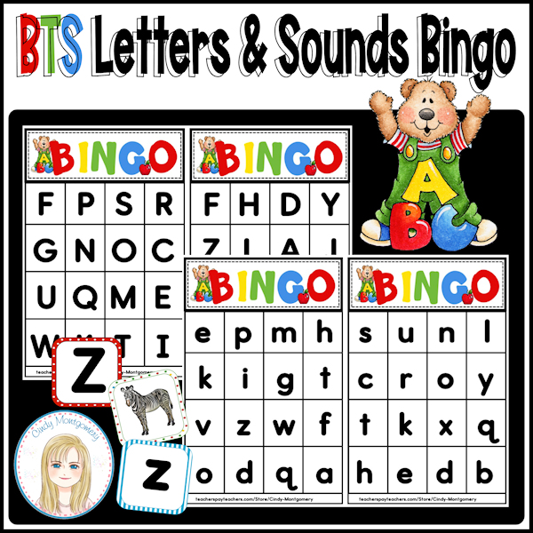 Letters and Sounds Bingo | Every Day Is The Weekend