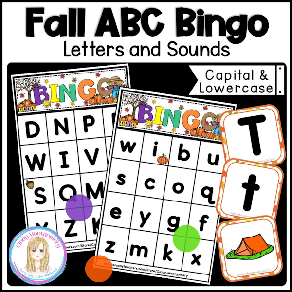 Letters and Sounds Bingo | Every Day Is The Weekend