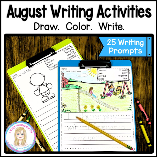 Monthly Writing Activities for First Grade and Kindergarten | Every Day ...