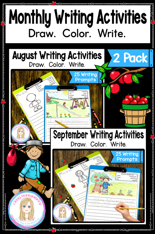 Monthly Writing Activities for First Grade and Kindergarten | Every Day ...