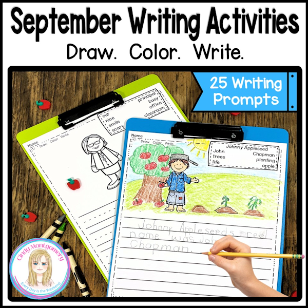 Monthly Writing Activities for First Grade and Kindergarten | Every Day ...